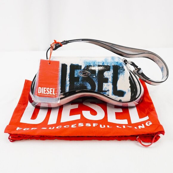 Diesel | Bags | Diesel Play Glossy Logo Crossbody Crossbody Bag In ...
